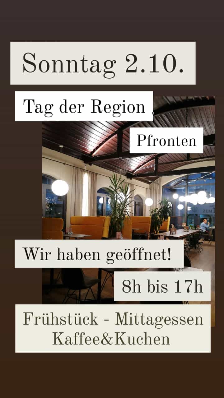 Tag der Region Pfronten - Wir haben geöffnet - Lipp Bäckerei